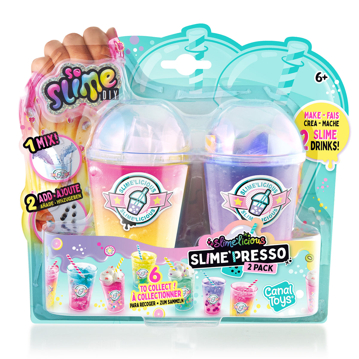 Slime'Presso Drinks 2 Pack - Slime'Presso - SSC253 – CanalToys